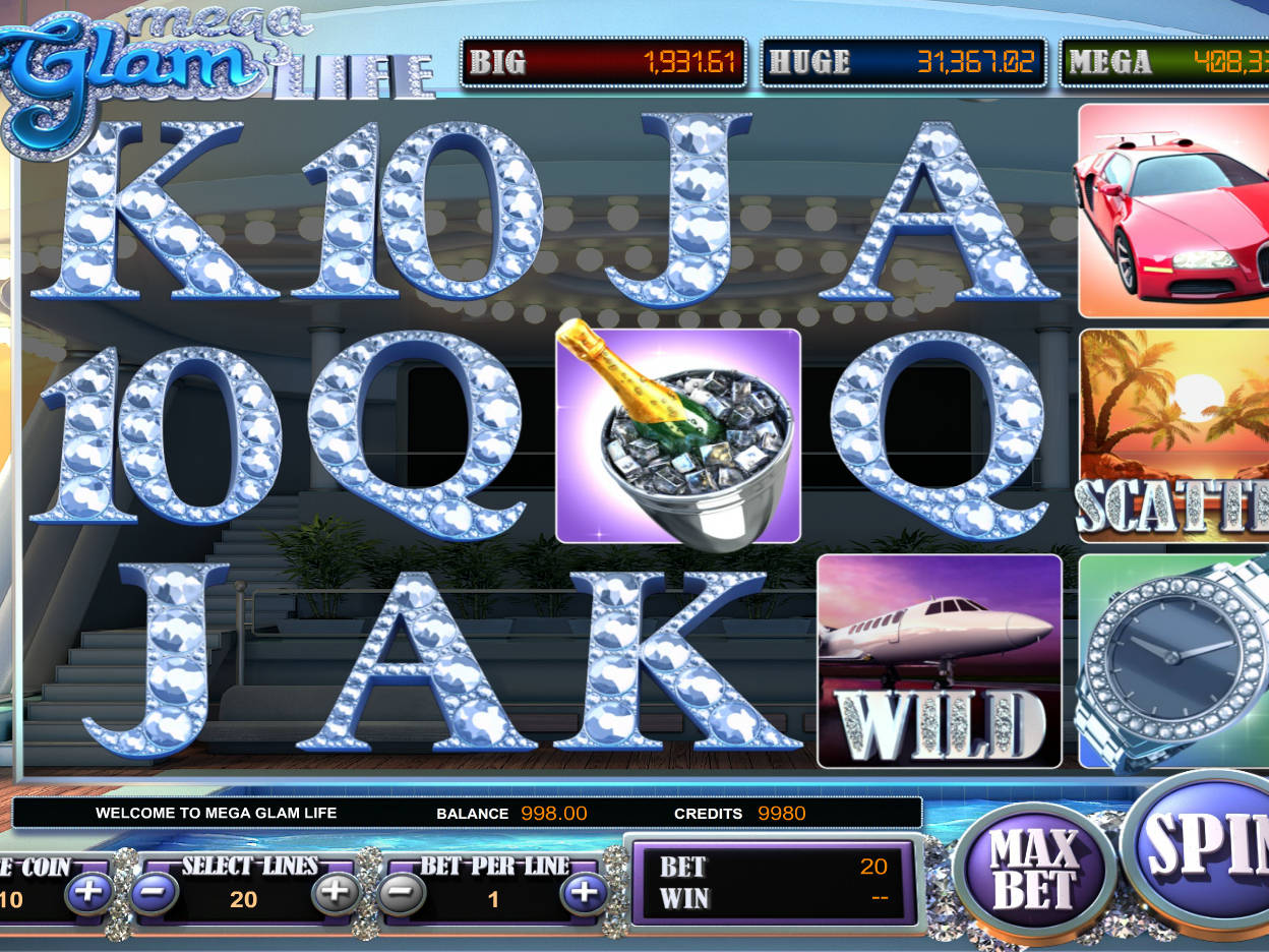 ᐈ Caça Níquel Mega Glam Life™ Grátis | Jogue 6777+ Caca Niqueis!